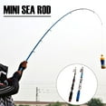 Telescopic Mini Fishing Rods Super Hard Carbon Steel Lakes Rivers Rod ...