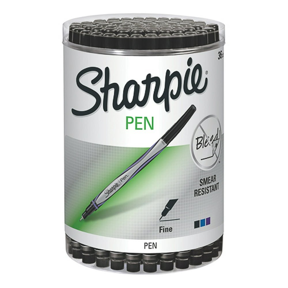 36/Pack Sharpie 1744159 Fine Point Pen Black - Walmart.com - Walmart.com