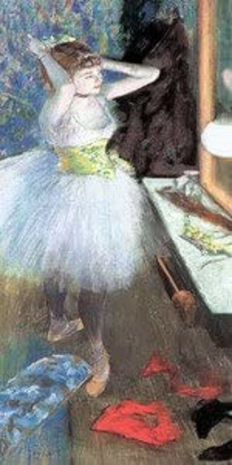 "Dancer in Her Dressing Room, Degas - CANVAS OR PRINT WALL ART ...