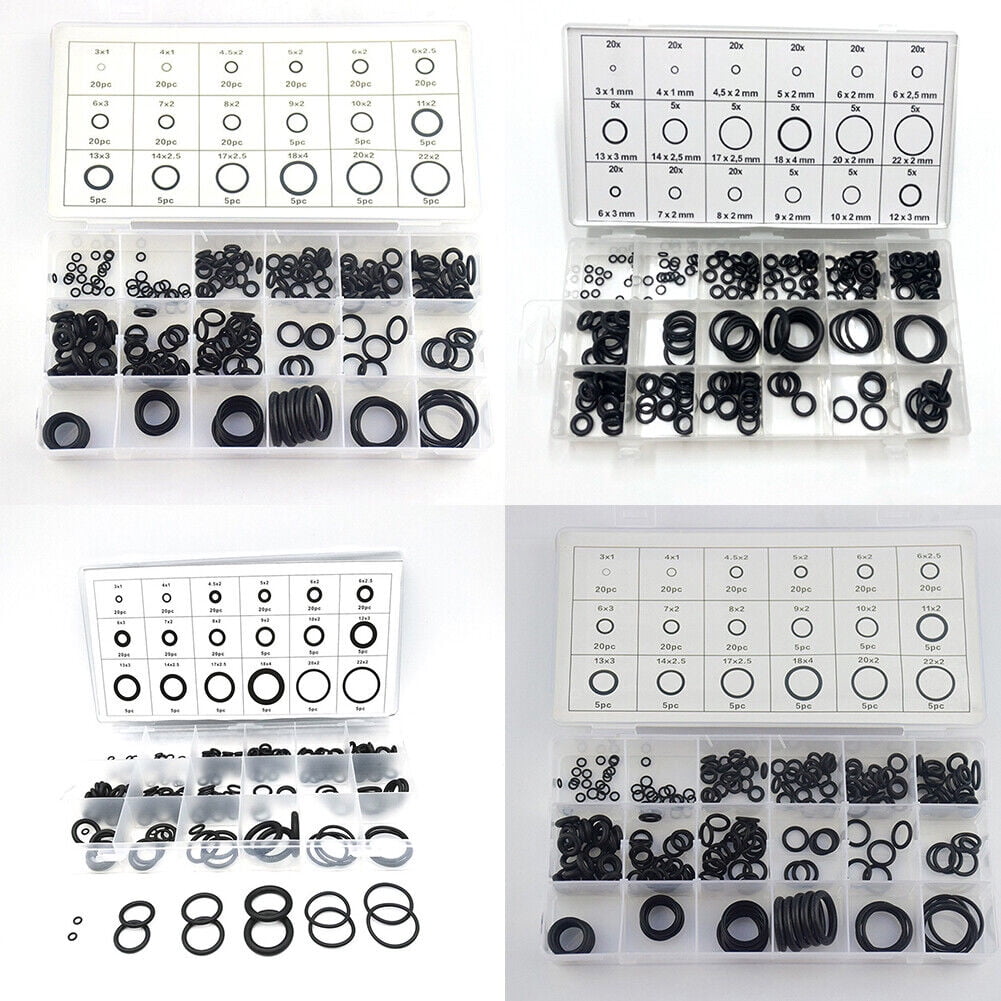 US 1-2Set Universal Rubber O-Ring Assortment Set Gasket Automotive Seal ...