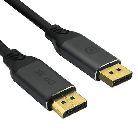 8K DisplayPort Cable,DP 1.4 Male to Male Extension Cord,Ultra HD Gold ...