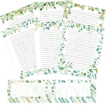 90 Piece Vintage Letter Writing Paper Set (60 Floral Stationery and 30 ...
