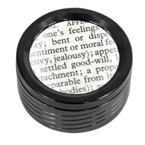 Solid Brass Magnifying Glass Desktop Magnifier Round Ball Concave Desk ...