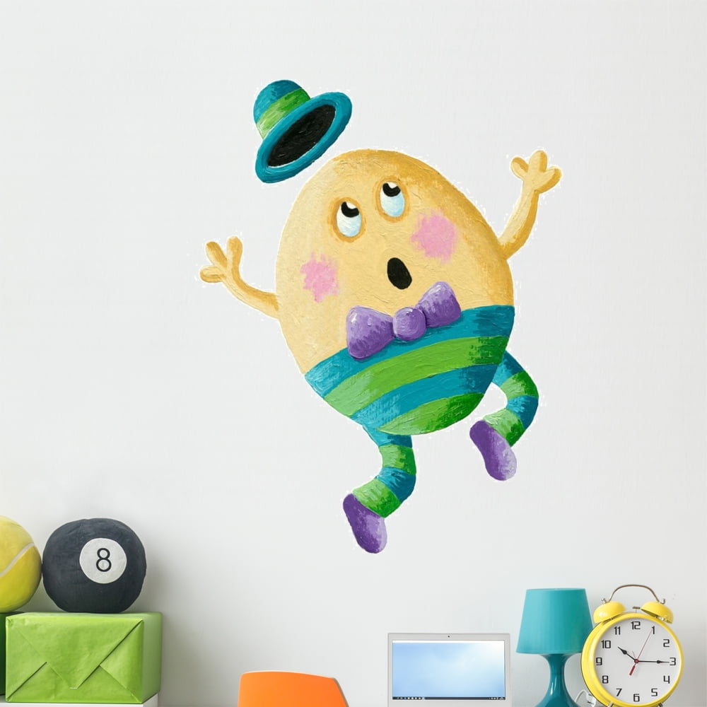 Humpty Dumpty Wall Decal by Wallmonkeys Peel and Stick Graphic (48 in H ...