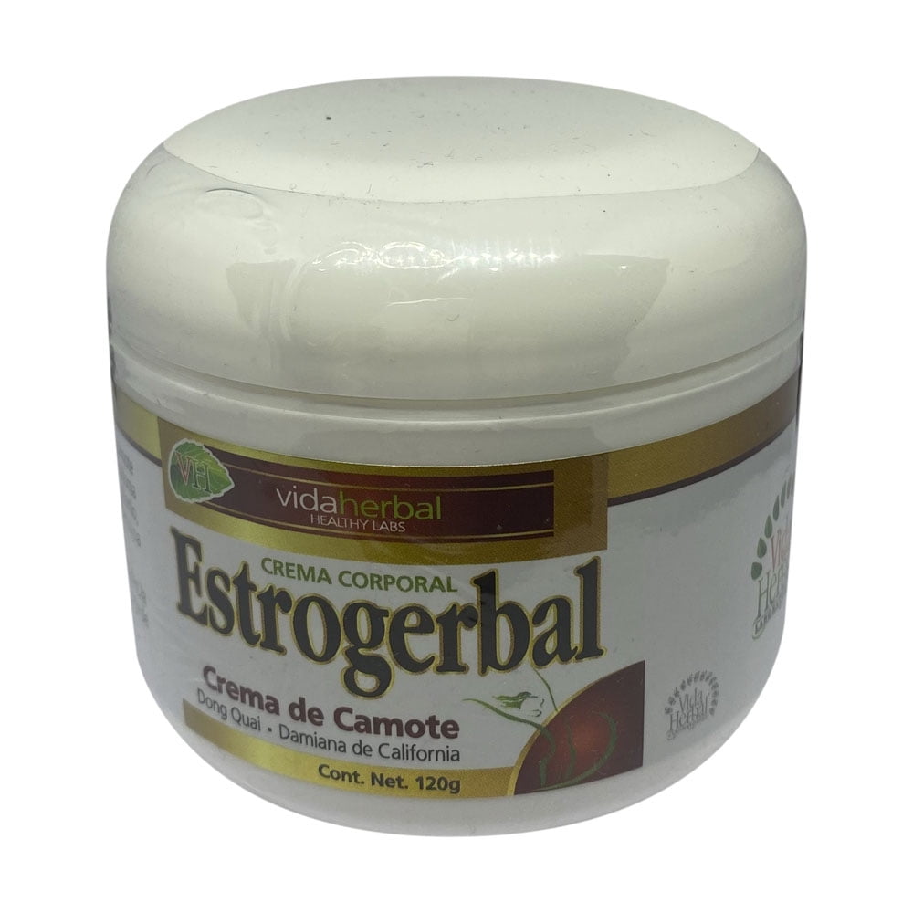 ESTROGERBAL CREMA C/120 GR Crema de camote, Damiana Californiana, Dong ...