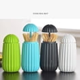 4-inch Toothpick Holder, Home Toothpick Storage Organizer, Press-Open ...