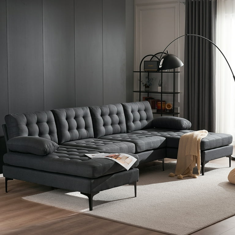Double Wide Chaise Sofa | Baci Living Room