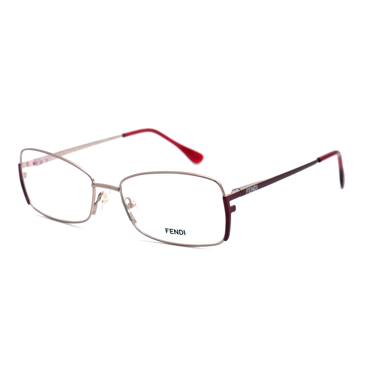 Fendi Eyeglasses Women Shiny Rose Frames Rectangle 54 15 135 F959 688 ...