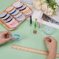1 Set 20 Rolls 20 Colors Round Polyester Cord for DIY Jewelry Beading ...