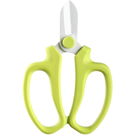 Dinohhi Professional garden scissors with handle, green flower scissors ...