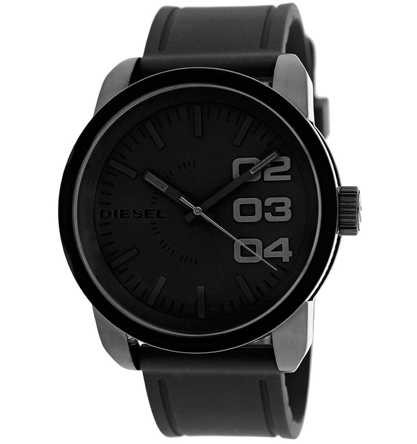 Diesel - Diesel Men's Blackout Big Oversized Black Watch DZ1446 ...