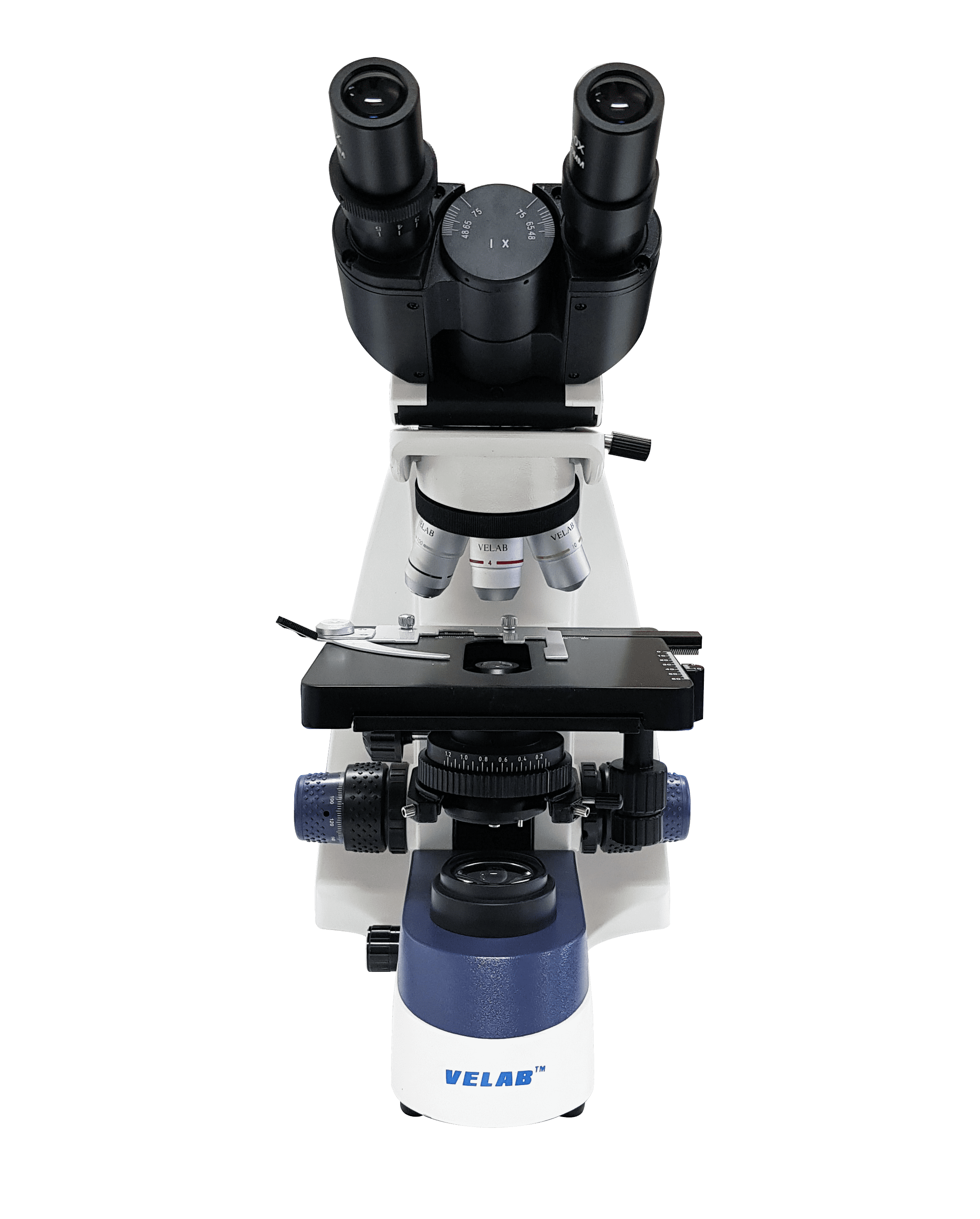 VE-B2 Binocular Microscope w/ LED Illumination and Quadruple Nose Piece ...