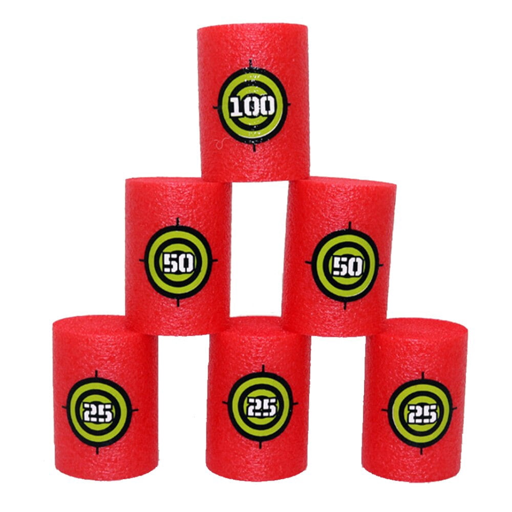6Pcs Bullets Target for Nerf Toy Gun Shooting Target Children Shot Game ...