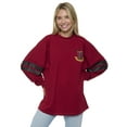 Women's Harry Potter Jersey Oversized Long Sleeve Hockey Style Red ...