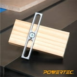 POWERTEC Miter Slot Hardware Kit (Slot Bars, Brass Star Knobs, Screws ...