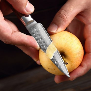 8-piece Engraved Japanese Kitchen Knife Set with - Wasabi Collection ...