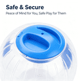 BESTSKY 2026 New Pet Hamster Exercise Ball Mini Trot Plastic Toys for ...