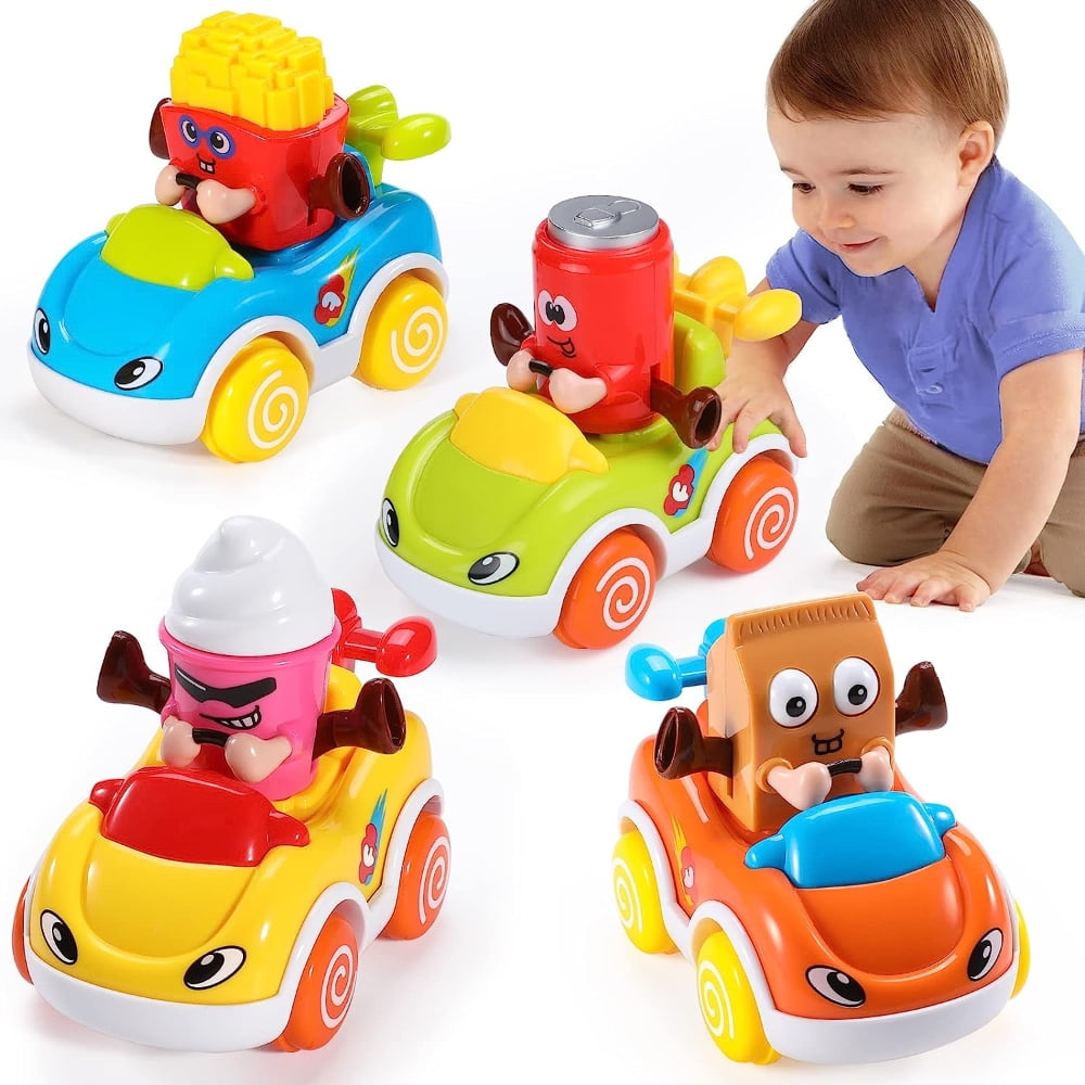 PEACNNG Toy Cars For 1 2 3 Year Old Boy 4 Pack Friction Powered Cars peacnng-toy-cars-for-1-2-3-year-old-boy-4-pack-friction-powered-cars