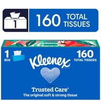 Great Value Soft Facial Tissues, 4 Flat Cartons, 160 Tissues per Pack ...