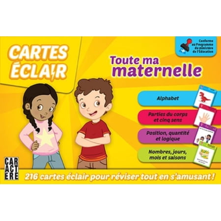 Cartes éclair : Toute ma maternelle (French Book) | Walmart Canada