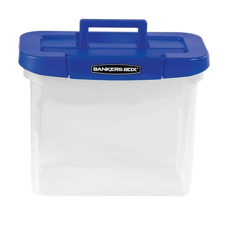 Fellowes Bankers Box Letter Plastic Portable File Box 2-pack | Walmart ...