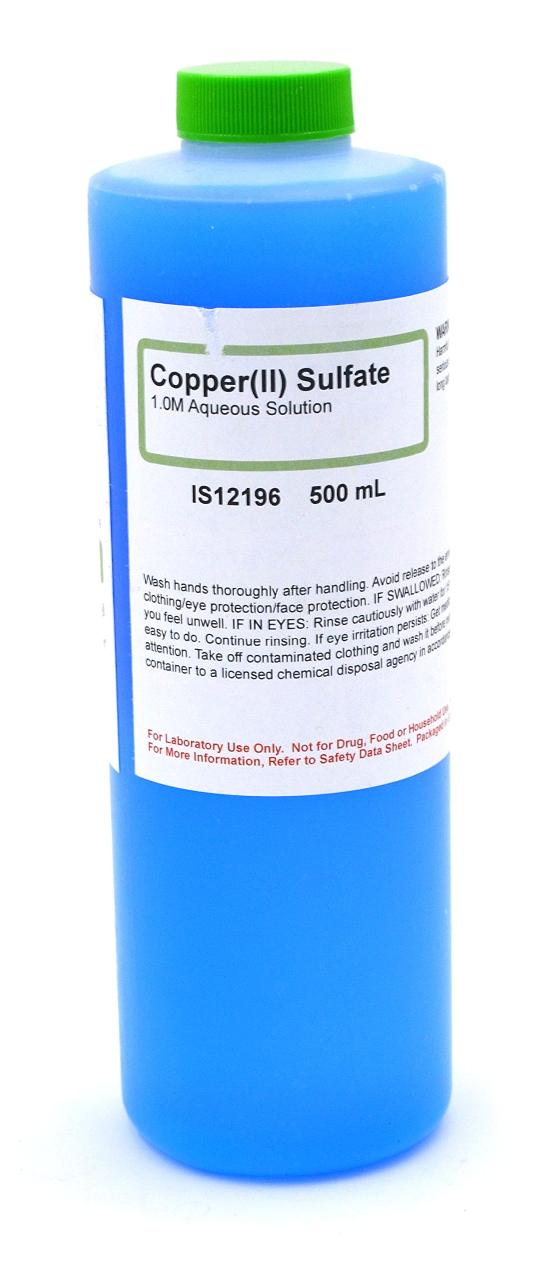 Copper (II) Sulfate Solution, 1M, 500mL - The Curated Chemical ...