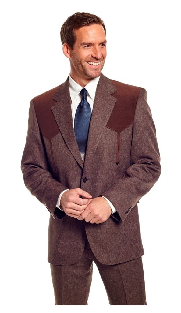 Circle S Jacket Mens Boise Arrow Suede Details Long Sleeve CC2976 ...