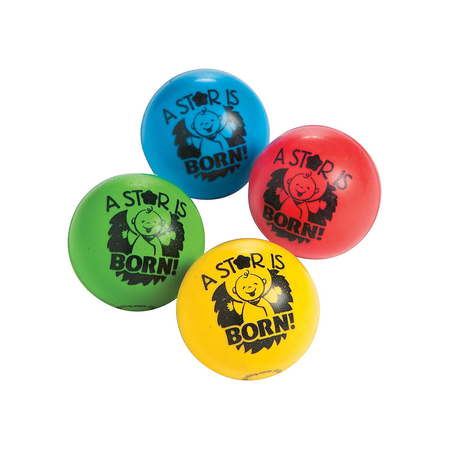 Happy Birthday Jesus Bouncing Balls - Party Favors - 12 Pieces ...