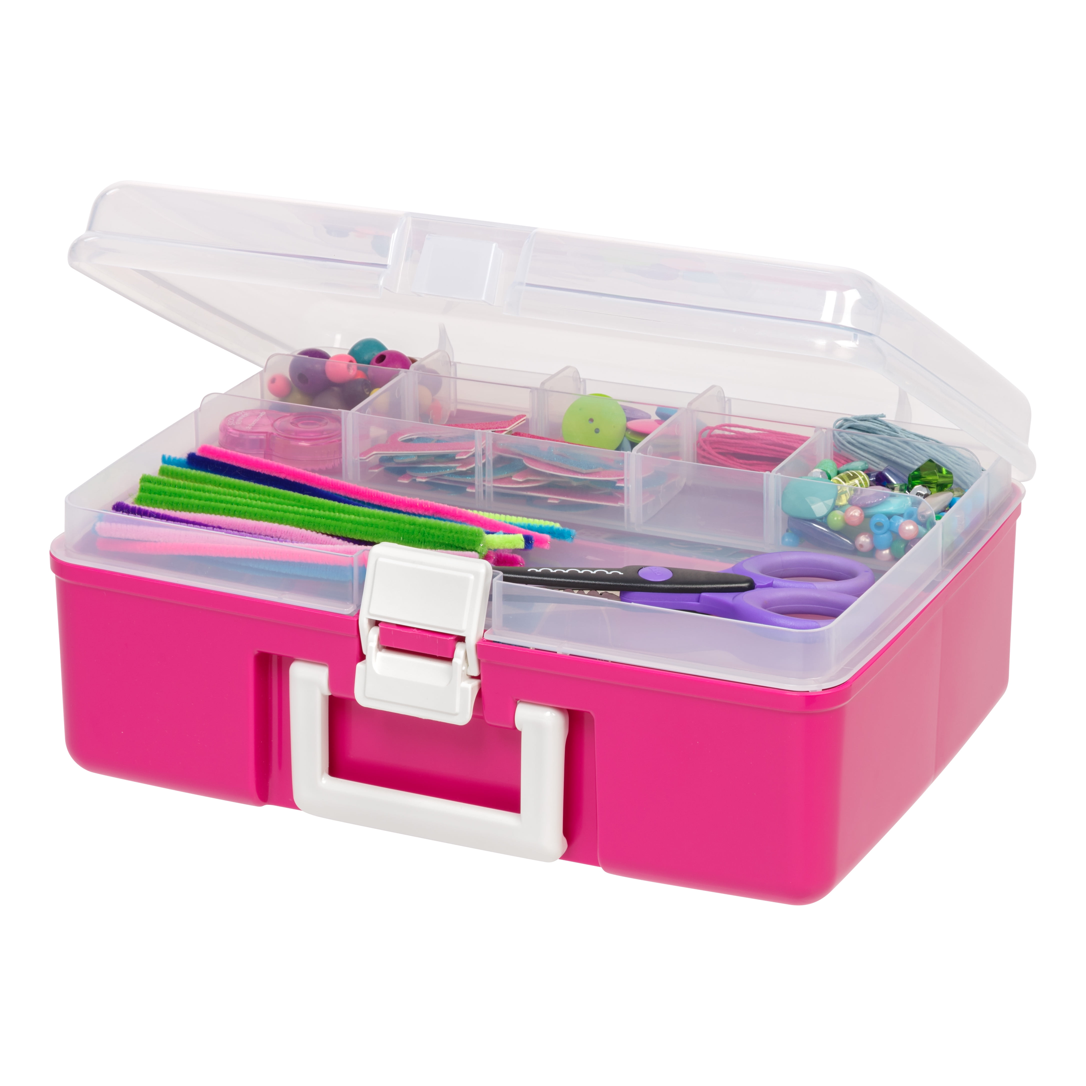 IRIS USA, Large Embellishment Organizer, Pink - Walmart.com