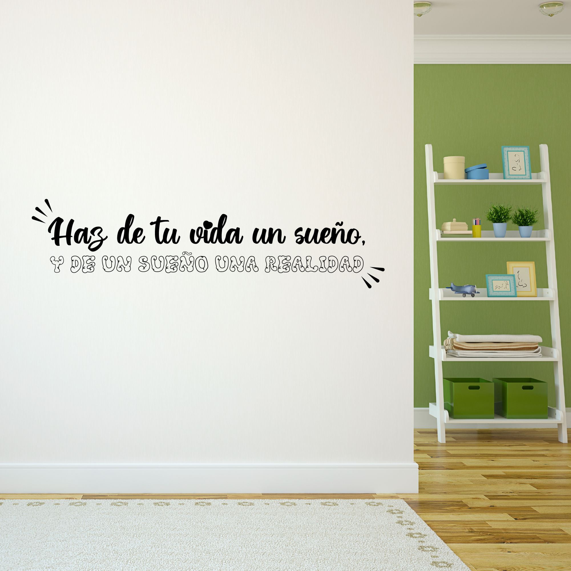 Spanish Wall Decals for Girls Bedroom - Haz de tu vida un sueño, y de ...