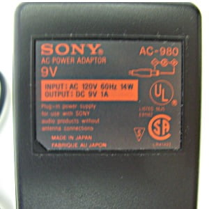 DI-AD-PS-980 9-volt power supply - Walmart.com