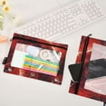 ALAZA 2 Pack Pencil Pouch Red Lightning Pencil Case for 3 Ring Binder ...