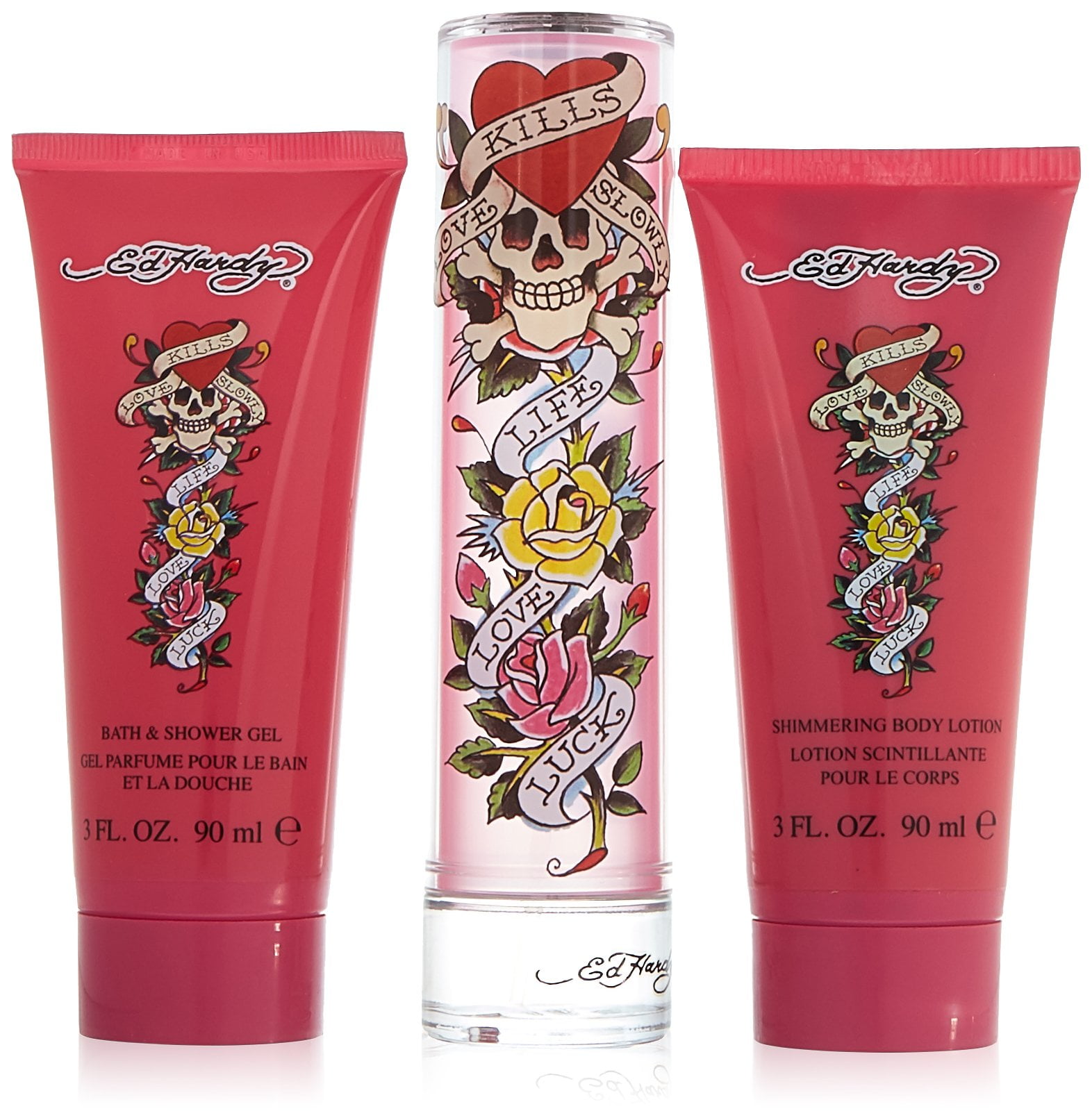 Ed Hardy 3 Piece Fragrance Gift Set - Walmart.com