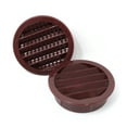 16 Pack 3" Brown Round Plastic Louver Soffit Air Vent - Walmart.com