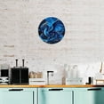 Blue Dragon Cosmic Wings7.9x7.9in Round Aluminum Plaque Wall Art, UV ...