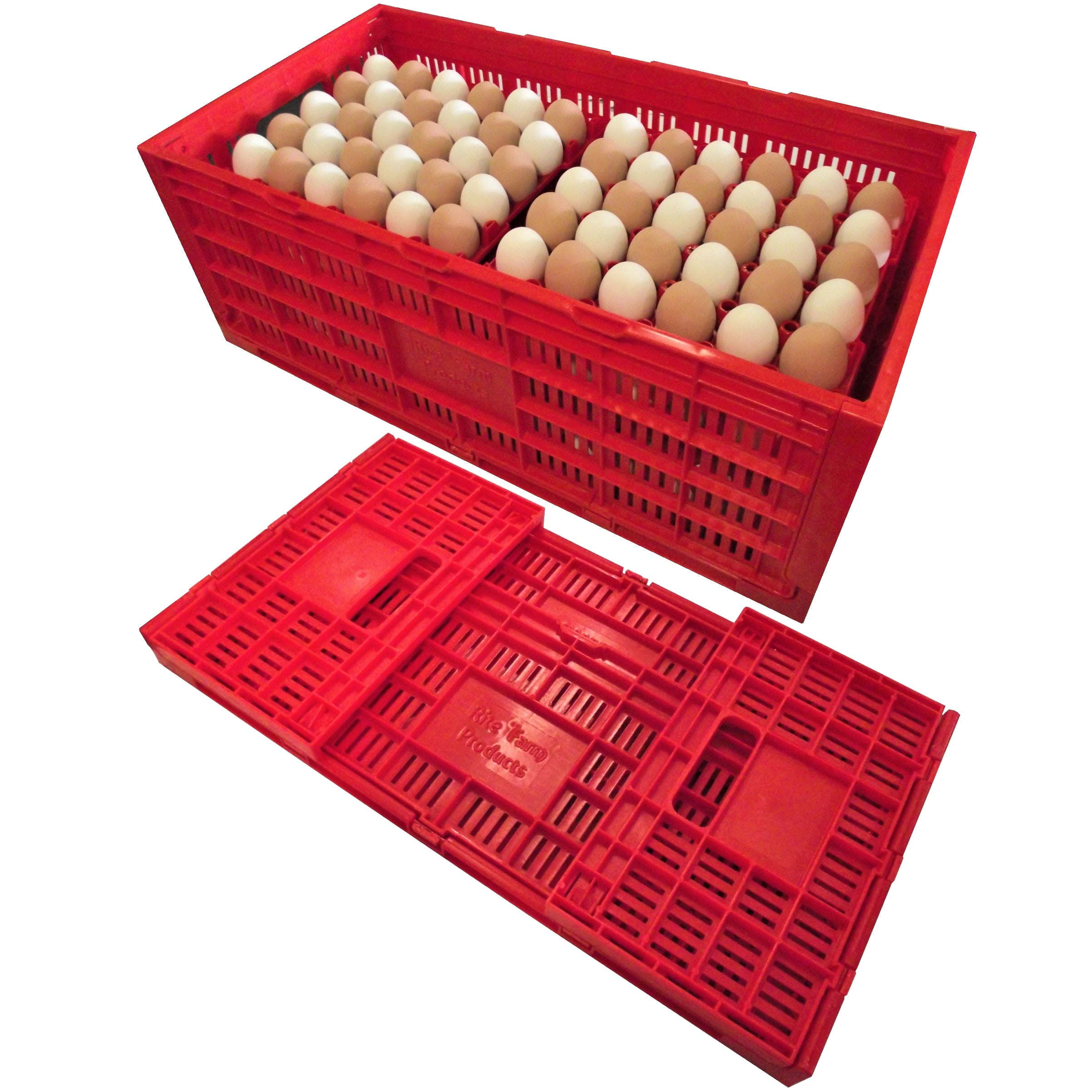 RITE FARM PRODUCTS EGG TRAY CARTON TRANSPORT CRATE CHICKEN SHIPPING ...