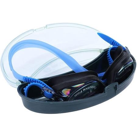Swimming Glasses Swimming Goggles with Glasses Case AntiFog ...