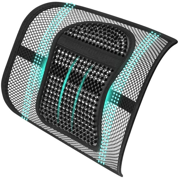 Lumbar Support, Car Back Support Mesh Double Layers Ergonomic Designed ...