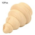 10Pcs Unfinished Wooden Tree for Children DIY Art Craft Painting Home ...