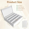 2-Pack 3200 Count Trading Card Storage Box, 4 Row Cardboard Card Boxes ...