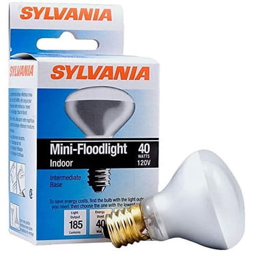 Sylvania 14820 40-Watt Intermediate Base Incandescent R14 Mini ...
