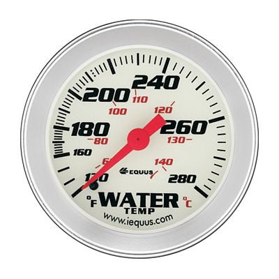 Equus Gauges 8242 8000 Series Gauge Water Temperature GAUGE - Walmart.com