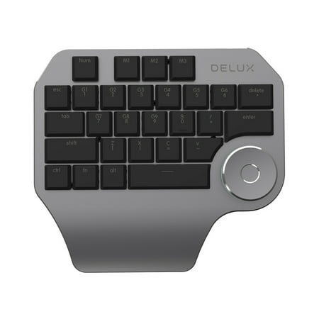 Delux T11 Designer Keyboard Keypad with Smart Dial 3 Group Customized ...