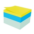 Post-it® Notes Cube, 3 in x 3 in, Blue Wave, 470 Sheets/Cube - Walmart.com