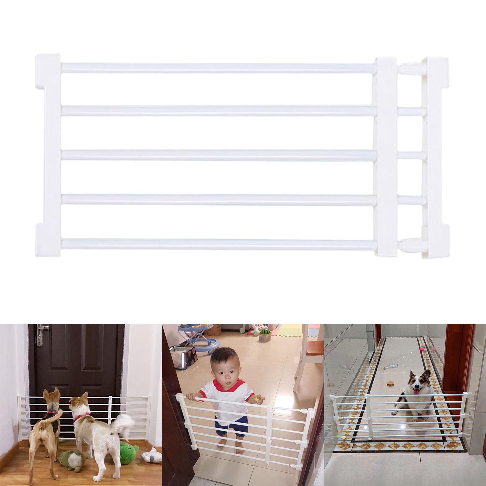 Retractable Dog Gate Barrier Portable Pet Fence for Hallways Patio ...