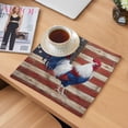 Cloth Napkins Farmhouse Patriotic Chicken Washable Soft Kitchen Dinner ...