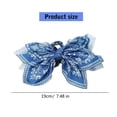 QueMer Double Confronted Pattern Published Bend Hair Clip Powerful Grip ...