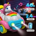 beFUNNI Unicorn RC Cars 2pk with LED Lights & Music, 3-6 - Walmart.com