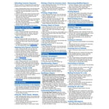 Learn QuickBooks Desktop Pro 2021 Quick Reference Training Card - Laminated Tutorial Guide Cheat ...