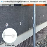 4 Inch Perforated Insulation Pins with Round Washers, 40 Pack Aluminum ...